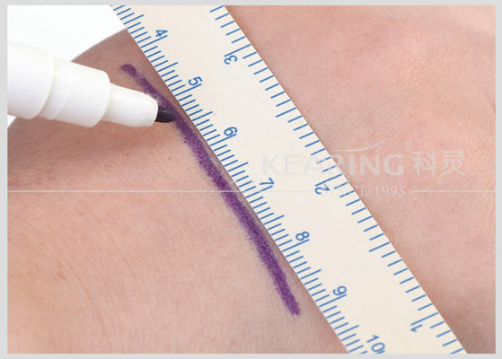 Non Toxic Surgical Skin Marker Pen Violet color , Body Friendly Medical Skin Marking Pens