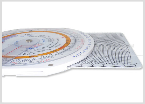Multi use Plastic Navigation Flight Computer E6B Plotter with Booklet for Pilot Student CRP-5