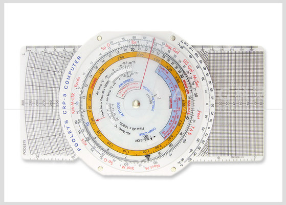 Multi use Plastic Navigation Flight Computer E6B Plotter with Booklet for Pilot Student CRP-5