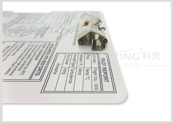 Pilot Flight Training Clipboard Aviation Supplies IFR Metal Kneeboard for Navigation Market
