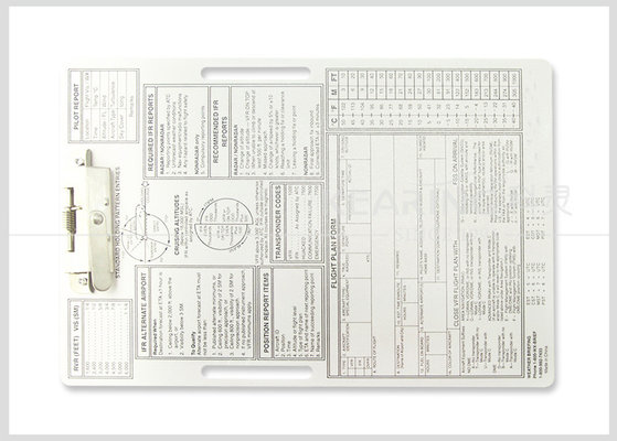 Pilot Flight Training Clipboard Aviation Supplies IFR Metal Kneeboard for Navigation Market