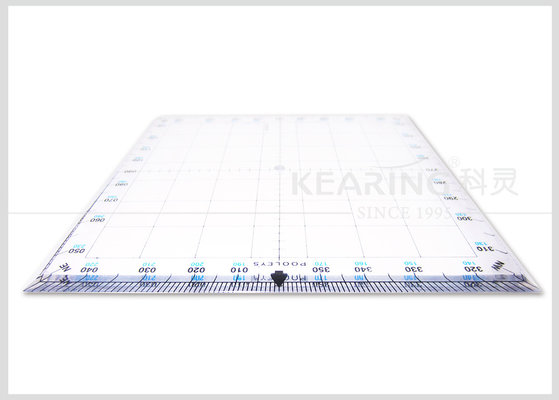 Plastic Nautical Miles Scale Ruler Square Protractor Plotter 1: 500 000