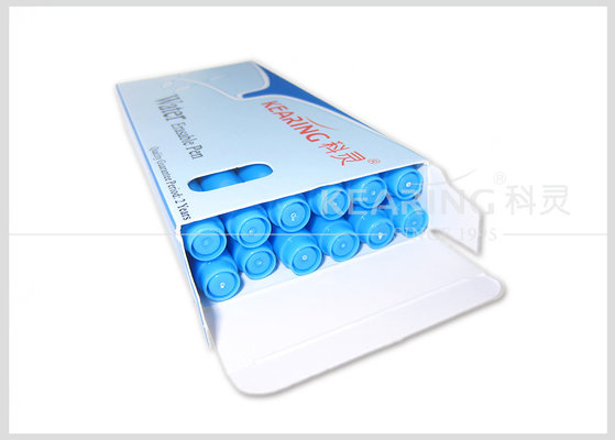 Kearing Fibre Tip Blue Color Water Erasable Markers Temporary Marking on Fabric Marker Easily Wash Off