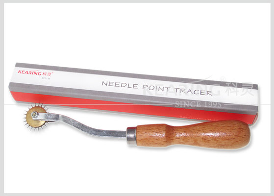 Kearing Wood Handle Needle Point Tracer   Tailor Tracing Wheel #NPT10