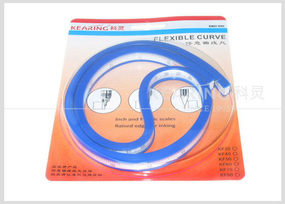 0.8cm Thick Flexible Curve Ruler 60CM & 24'' Never Rebound for Curve Line Drawing