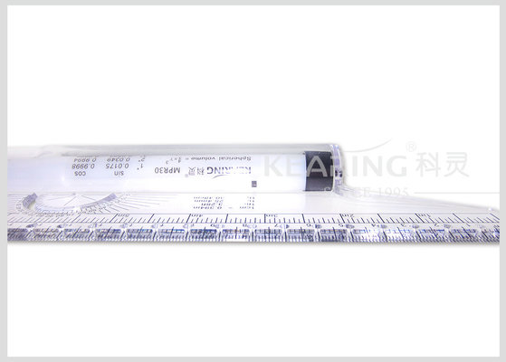 Kearing Clear Rigid Plastic Engineer Scale Ruler 30 cm & 12'' Transparent white