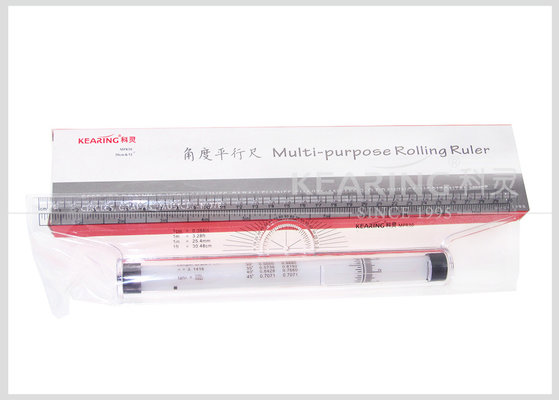 Kearing Clear Rigid Plastic Engineer Scale Ruler 30 cm & 12'' Transparent white