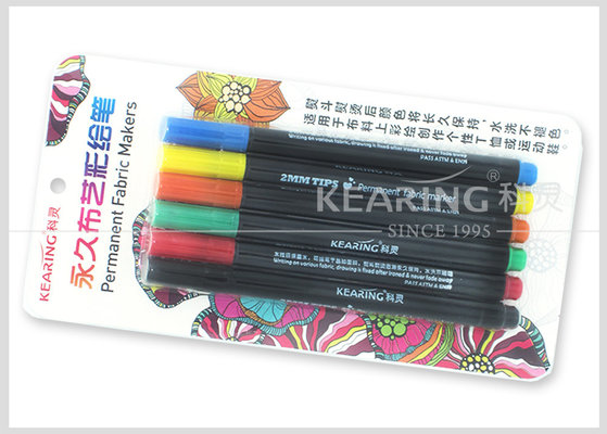 Kearing DIY Fabric Paint Pen Funny Permanent Drawing on Clothes Fabric Marker