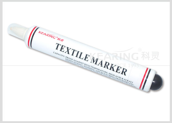 Permanent Yellow Color Textile Marker with Rubber Bulb Knitting / Dyeing industry