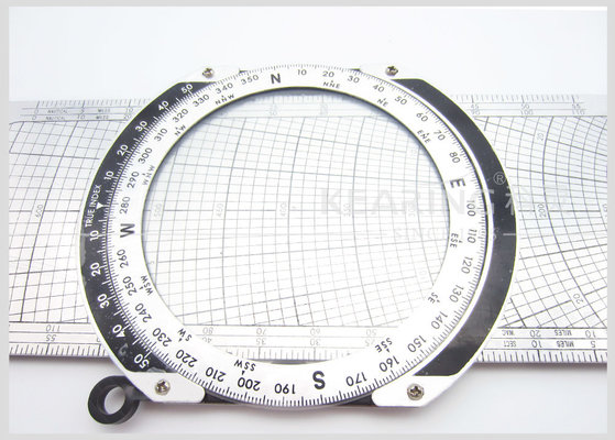 Classical Metal E6B Flight Computer Plotter with Manual for Pilot Students Slide Graphic Computer