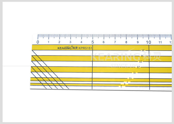 Kearing 2016 New Style 30cm Rigid Plastic Patchwork Rulers Templates 2 MM Thickness