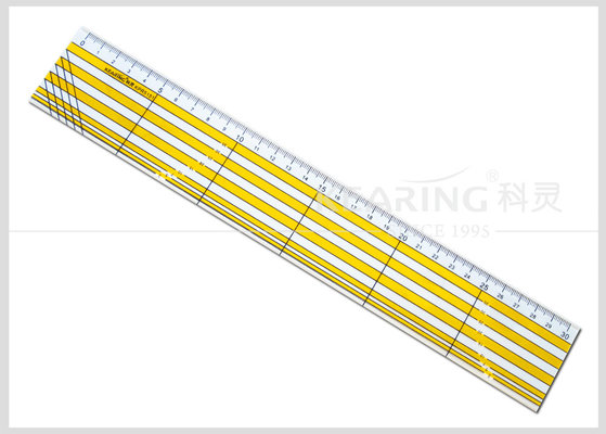 Kearing 2016 New Style 30cm Rigid Plastic Patchwork Rulers Templates 2 MM Thickness