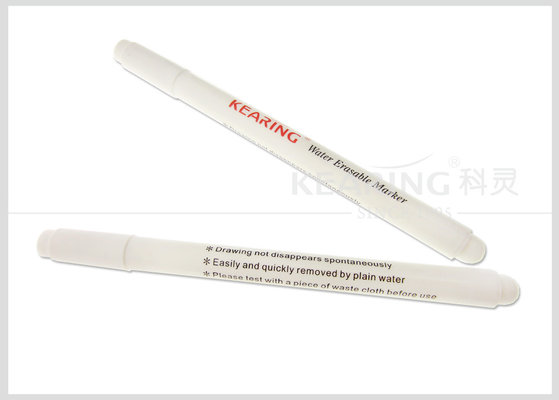 Kearing Top Rated White Color Fibre Tip Water Erasable Markers Easily Wash Off from Garment Fabric