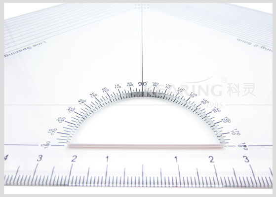 Kearing Rigid Plastic Patchwork Quilting Rulers 40cm Grading Triangle T046
