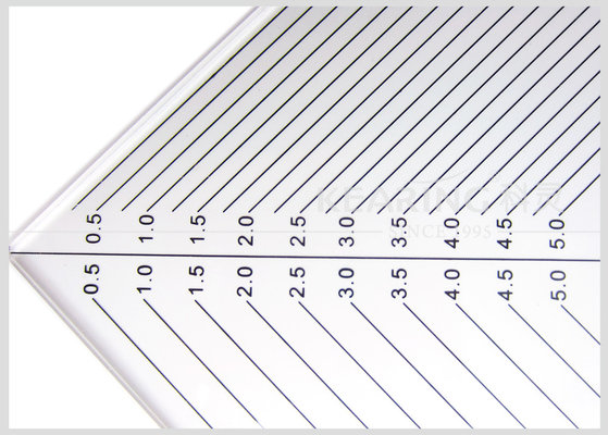 Kearing Rigid Plastic Patchwork Quilting Rulers 40cm Grading Triangle T046