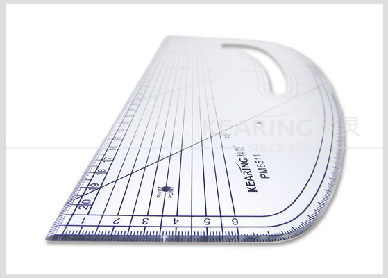 Kearing Multi Use Rigid Plastic Fashion Master 40 CM Seam Allowance Patchwork Ruler PM6511