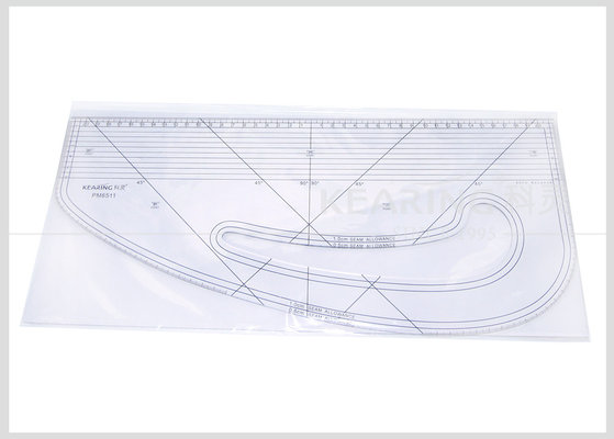 Kearing Multi Use Rigid Plastic Fashion Master 40 CM Seam Allowance Patchwork Ruler PM6511