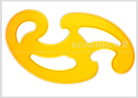 Kearing Yellow plastic French Curve Rulers for pattern making #1203S