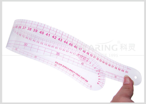 Kearing Plastic 61CM Vary Form Curve Ruler , Flexible french curve ruler pattern making