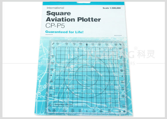 Kearing Aviation Supplies Plastic Square Aviation Plotter Customized logo