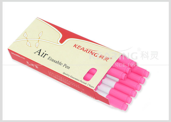 Kearing Single Tip Pink Textile Air Air Erasable Fabric Marking Pen With 1.0 Nib On Sewn Areas# AP10