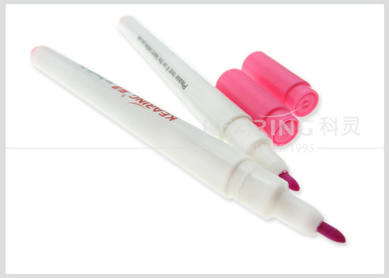 Auto Vanishing Erasable auto vanishing pen Pink Color 24 hours Disappear Fabric Marker With Fiber Tip