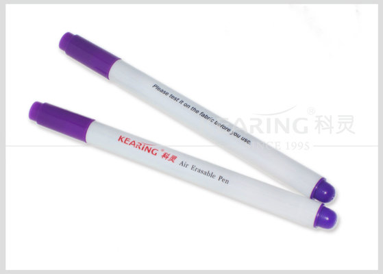 0.5 MM Nib Size Metal Tip Air Erasable Markers Violet Color Temporary Marking on Sewn Fabric