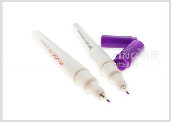 0.5 MM Nib Size Metal Tip Air Erasable Markers Violet Color Temporary Marking on Sewn Fabric
