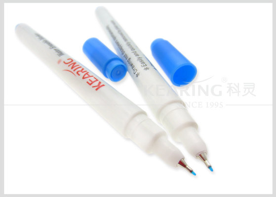 Kearing Erasable Markers 0.5MM Metal Tip Blue Color Water Erasable Pen for Sewn Area ASTM EN71