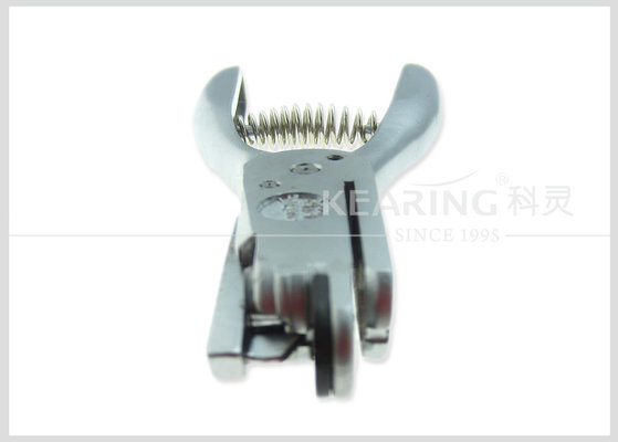 Metal Multi Use leather stitching tools Pattern Notcher 50N ' O ' & 1/4'' * 1/16'' Hole