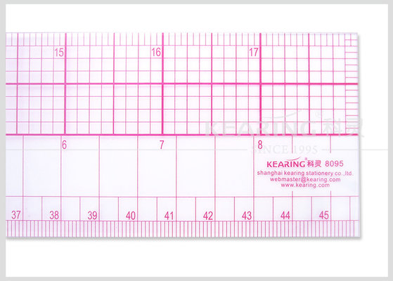 45 cm & 18'' Kearing Pattern Making Tools , Student Pattern Drafting Rulers With Durable Plastic