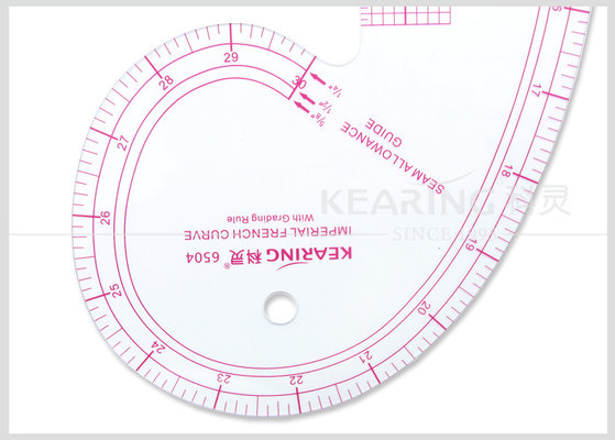 Plastic  30'' / 16'' Imperial French Curve Ruler Pattern Making With Grading Rule