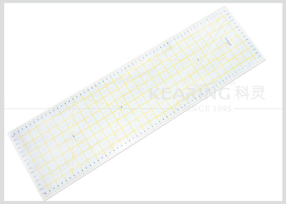 60 * 16 cm Plastic Patchwork Quilting Rulers with Sew Lines Metric Scale for Tailors # KPR6016