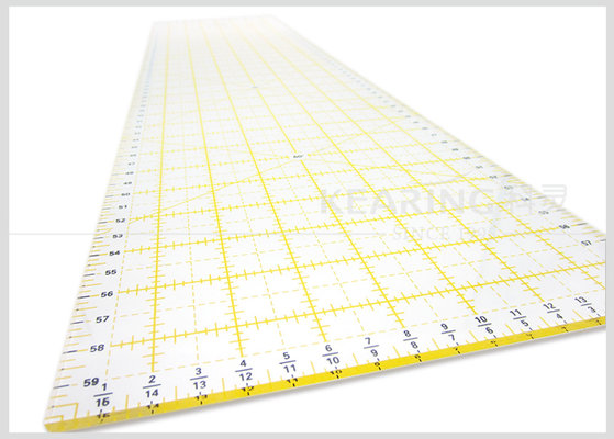60 * 16 cm Plastic Patchwork Quilting Rulers with Sew Lines Metric Scale for Tailors # KPR6016