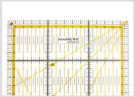 Kearing Patchwork Quilting Rulers 30 * 15 cm Clear Acrylic Sew Design Sqaure Template