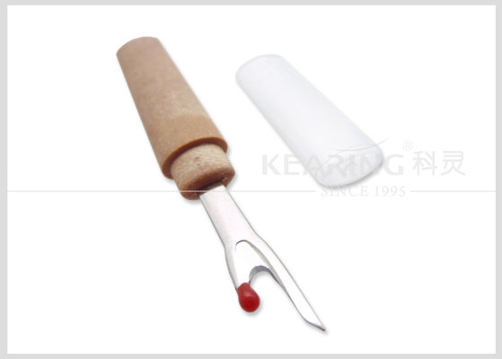 Big Size Sewing Seam Ripper With Wood Color Plastic Handle SR112