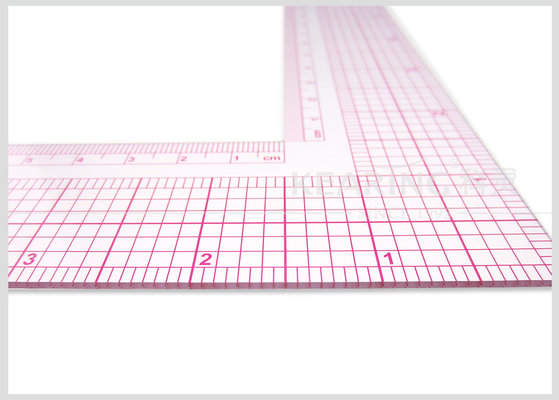 Kearing Plastic L Square Ruler 8'' Flexible Fashion Design Rulers 16 cm Length #5808