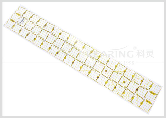 Kearing Rigid Plastic Patchwork Quilting Rulers For Fashion Design 18 * 3 INCH