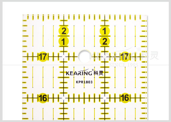Kearing Rigid Plastic Patchwork Quilting Rulers For Fashion Design 18 * 3 INCH