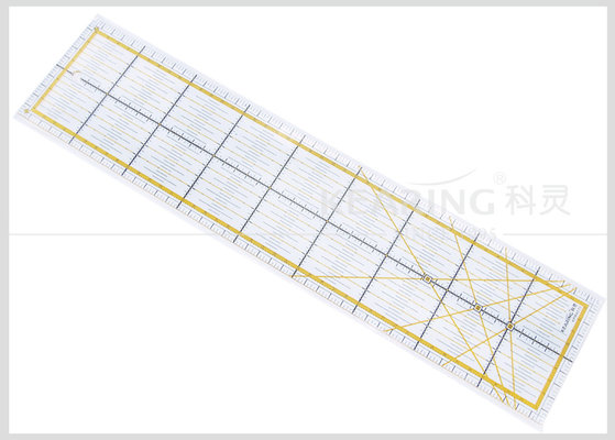 Kearing Acrylic Transparent Quilting Sew Easy Cutter Ruler For Patchwork 45 * 10 CM