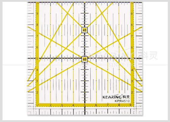 Kearing Acrylic Transparent Quilting Sew Easy Cutter Ruler For Patchwork 45 * 10 CM
