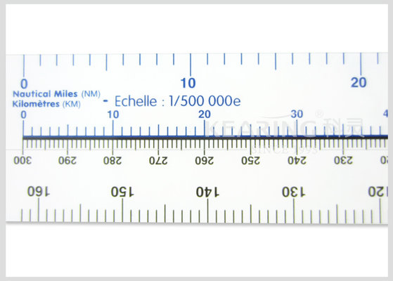 Flexible Aviation Supplies Nautical Miles Scale Ruler Echelle 1: 500 000e & 1: 1000 000e Aviation Plotter Ruler 30 cm