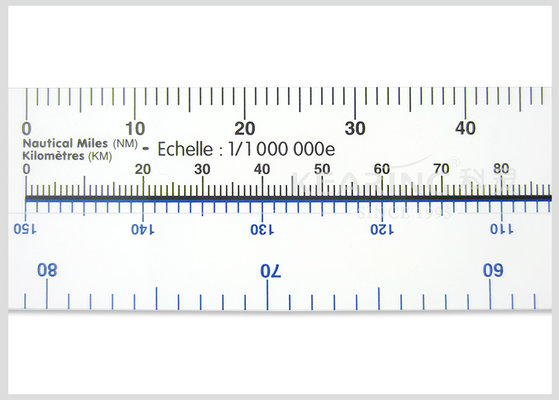 Flexible Aviation Supplies Nautical Miles Scale Ruler Echelle 1: 500 000e & 1: 1000 000e Aviation Plotter Ruler 30 cm