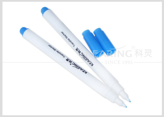 Kearing Blue Water Erasable Transfer Marker Pen with Acrylic Tip for Short Time Marking
