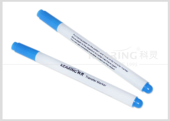 Kearing Blue Water Erasable Transfer Marker Pen with Acrylic Tip for Short Time Marking