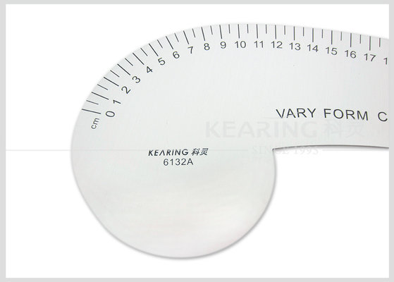 Kearing Aluminum Durable Vary Form Garment Ruler 32 cm Fashion Design Curves