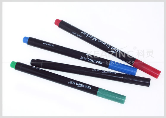 Colorful Wet Erase Pen for Temporary Marking on Plastic Easily Wiped Off by Wet Fabric