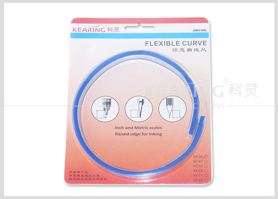 Kearing 30 cm Plastic Flexible Drawing Curve Never Rebound During Curve Line Drawing