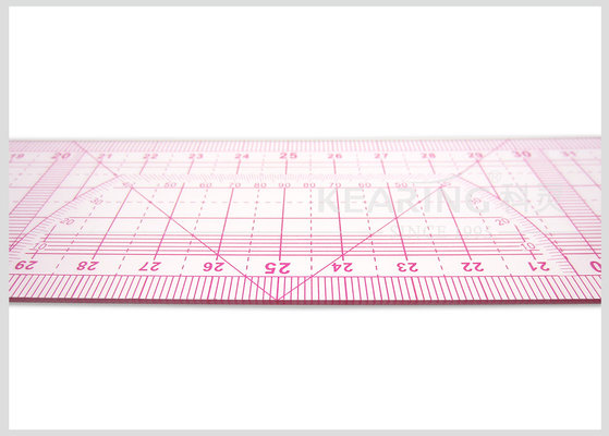 Kearing Flexible Plastic Pattern Grading Ruler 50cm Sewn Grids Printings Never Rubbing Off