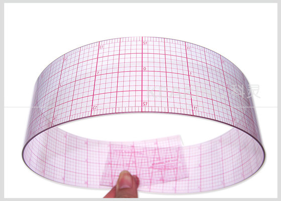 Kearing Flexible Grading Pattern Making Ruler 24 inch Plastic Fashion Design Grids Rule Sandwich Line